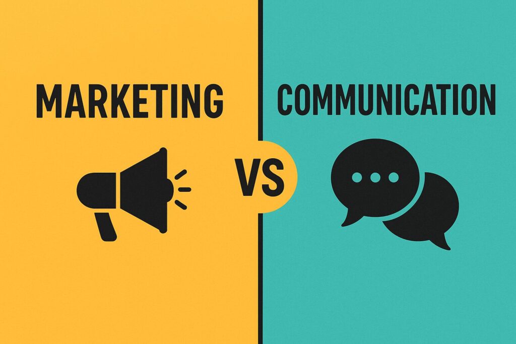 Quelle est la différence entre marketing et communication ? - Prosa